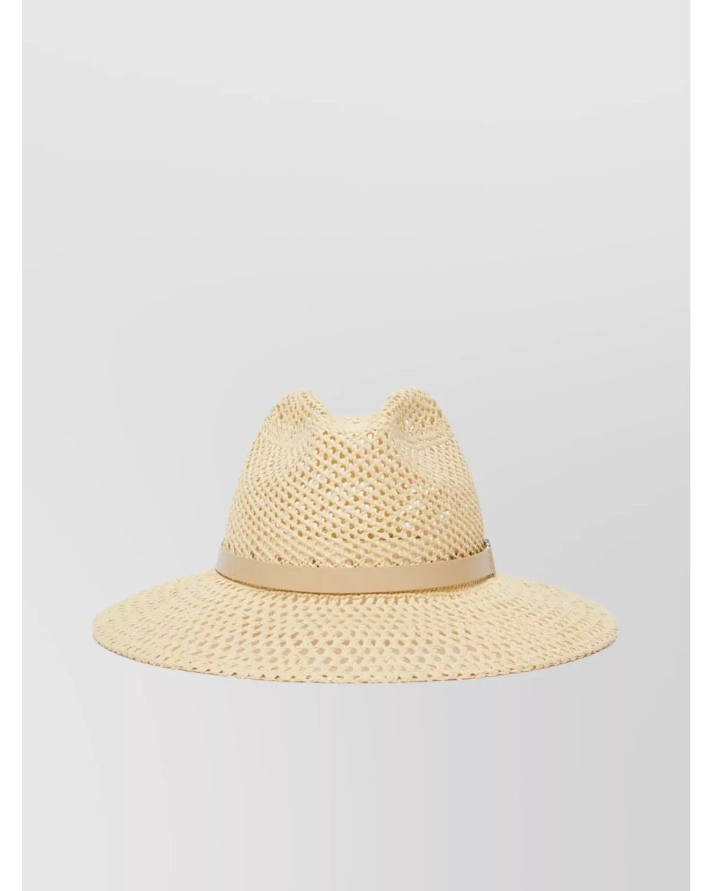 Max Mara Morocco Paper Yarn Hat in Natural | Lyst
