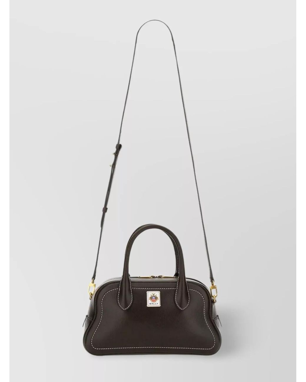 Bally Na Leather Crossbody Bag in Black | Lyst UK