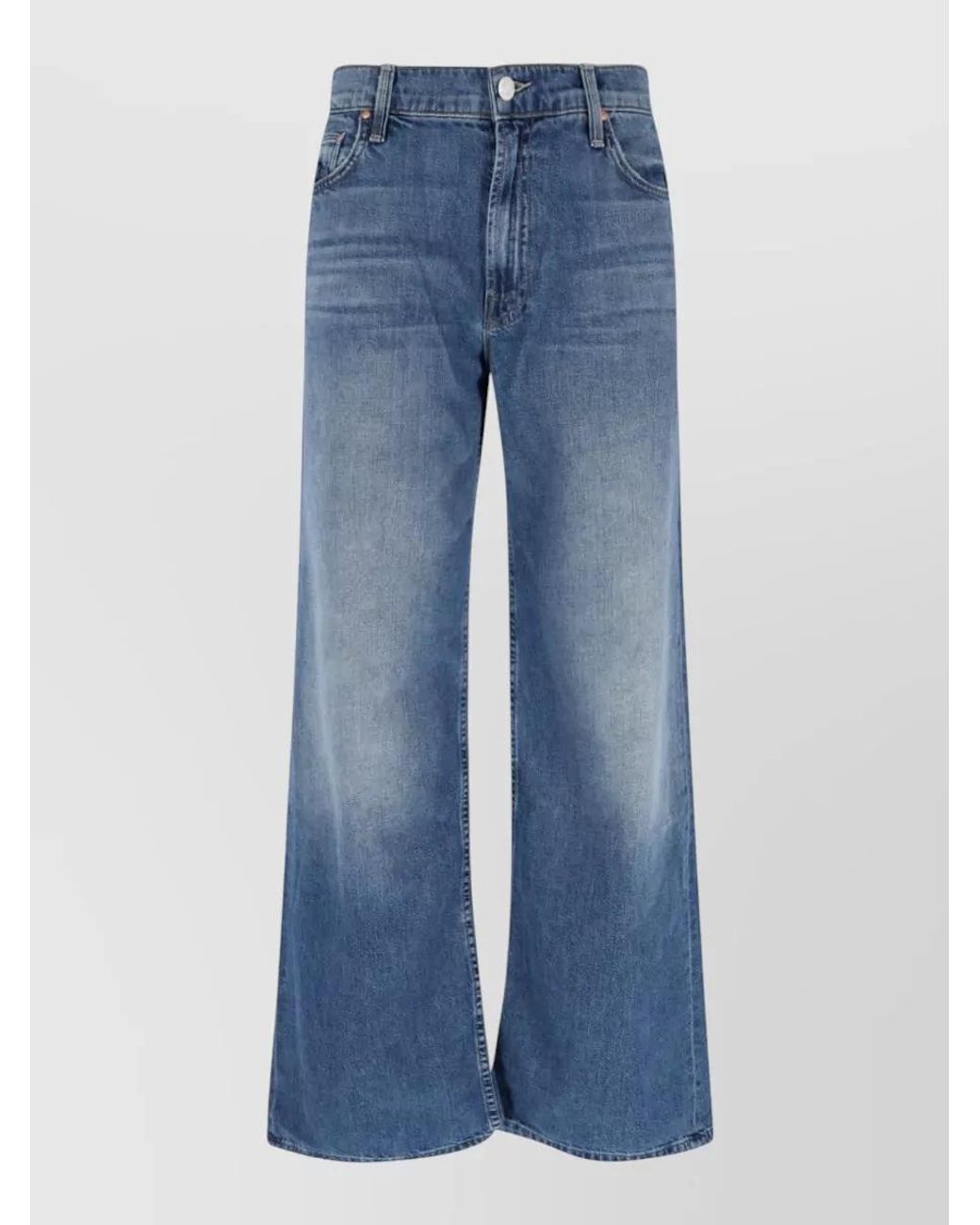 Mother Denim Straight-Leg Jeans in Blue | Lyst UK