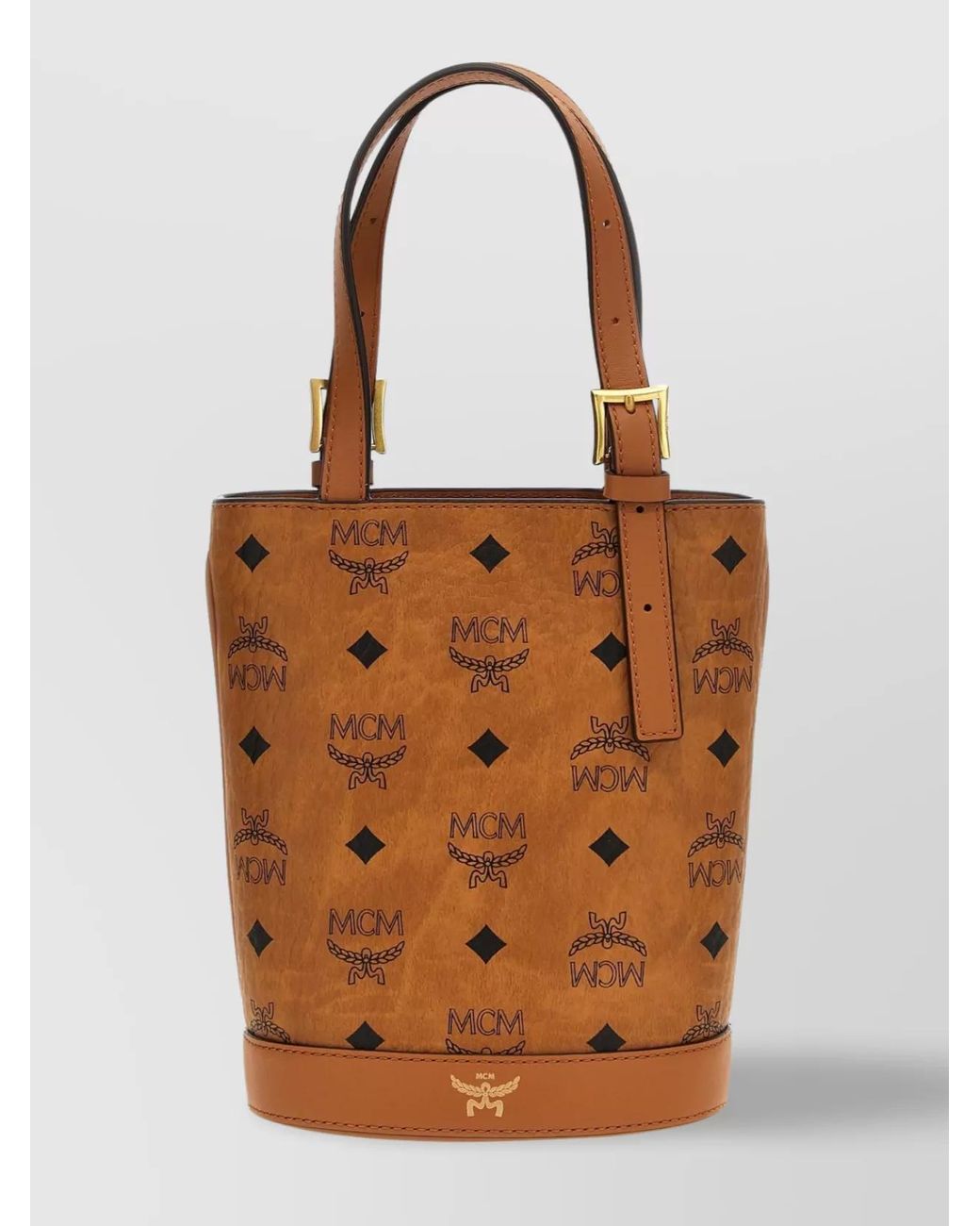 MCM 'Arena Vi' Bucket Bag in Brown | Lyst