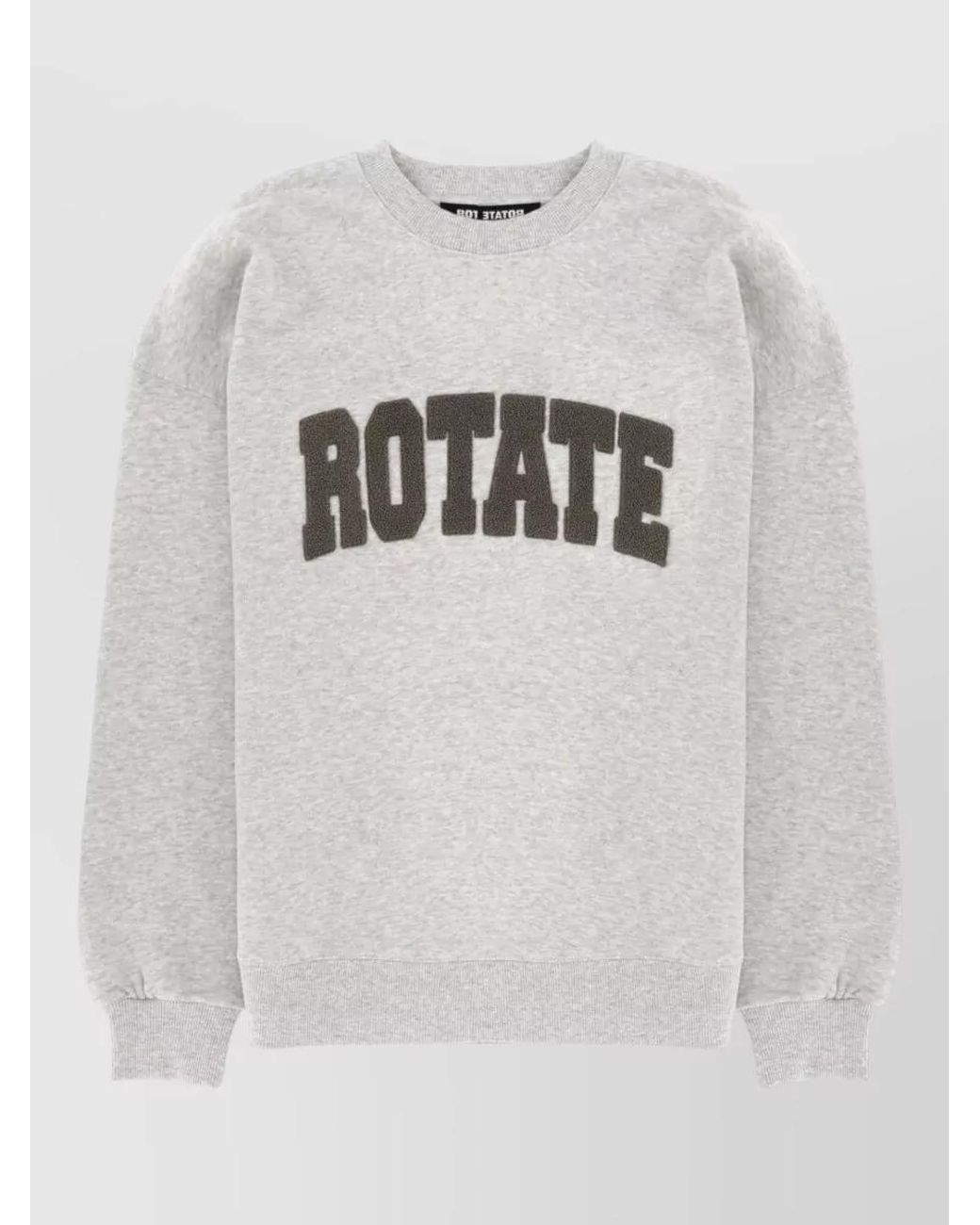 ROTATE BIRGER CHRISTENSEN Logo Sweatshirt in Grey | Lyst UK