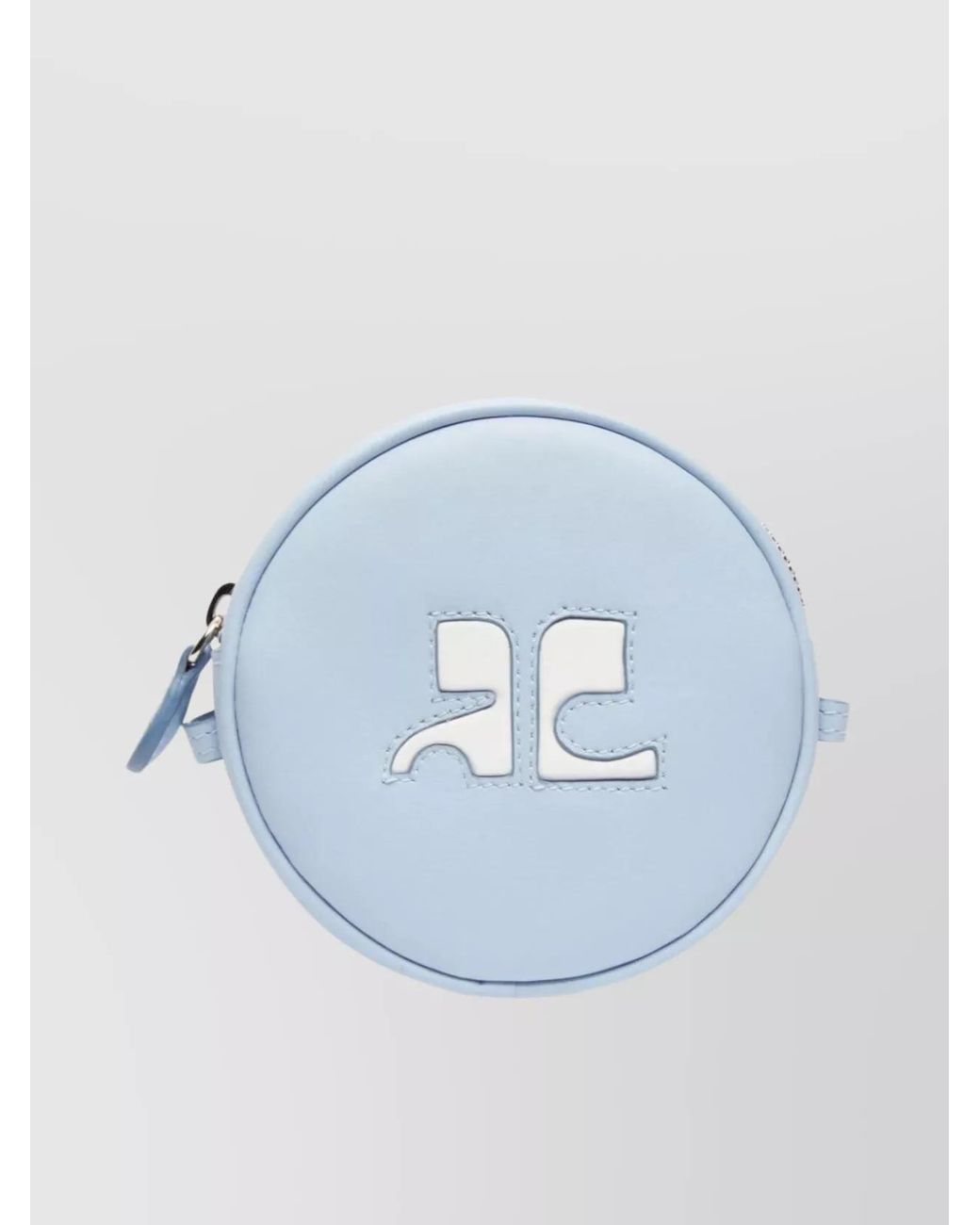 Courreges Réédition Leather Shoulder Bag in Blue | Lyst UK