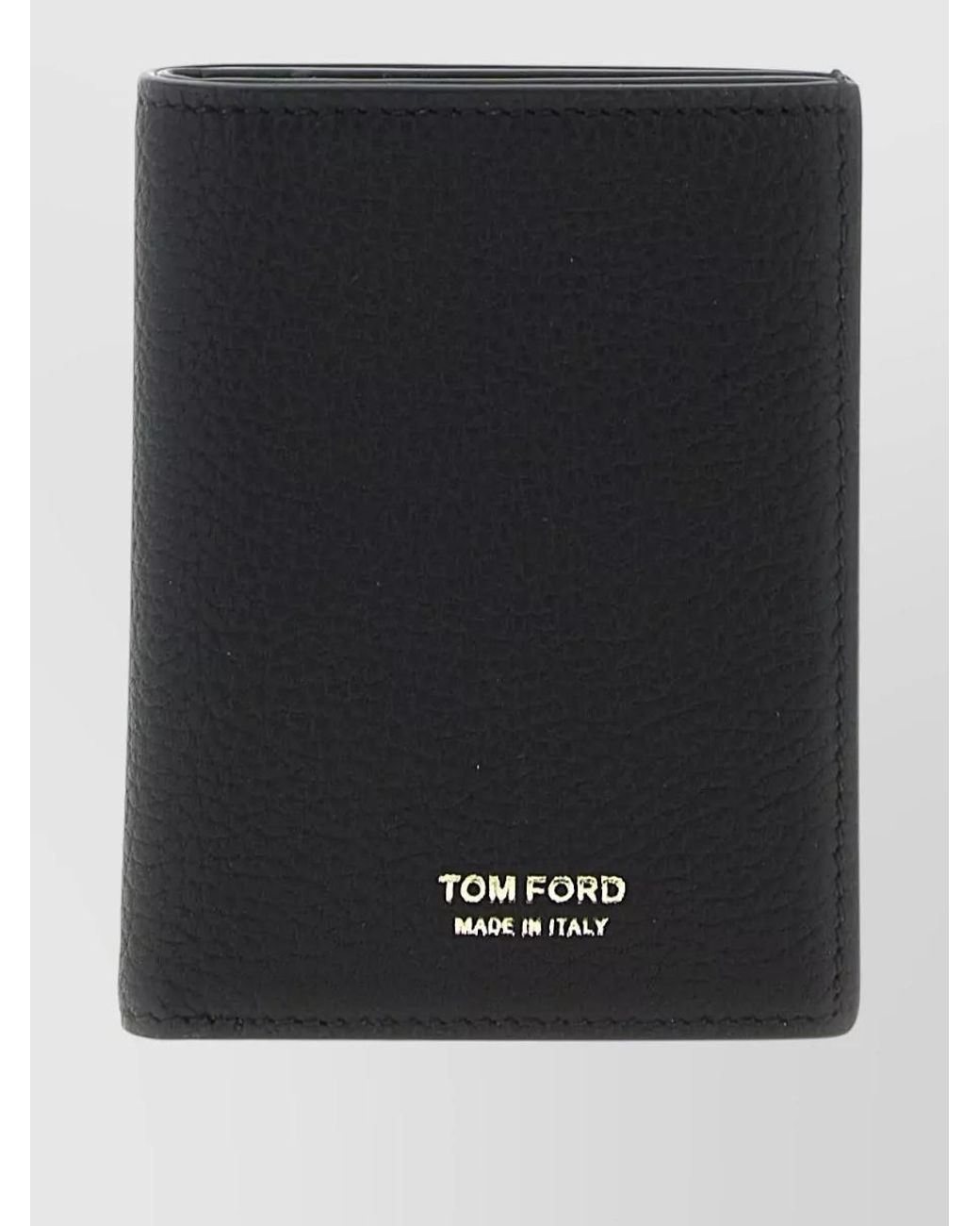 Tom Ford Leather Folding Card Holder in Black for Men | Lyst UK