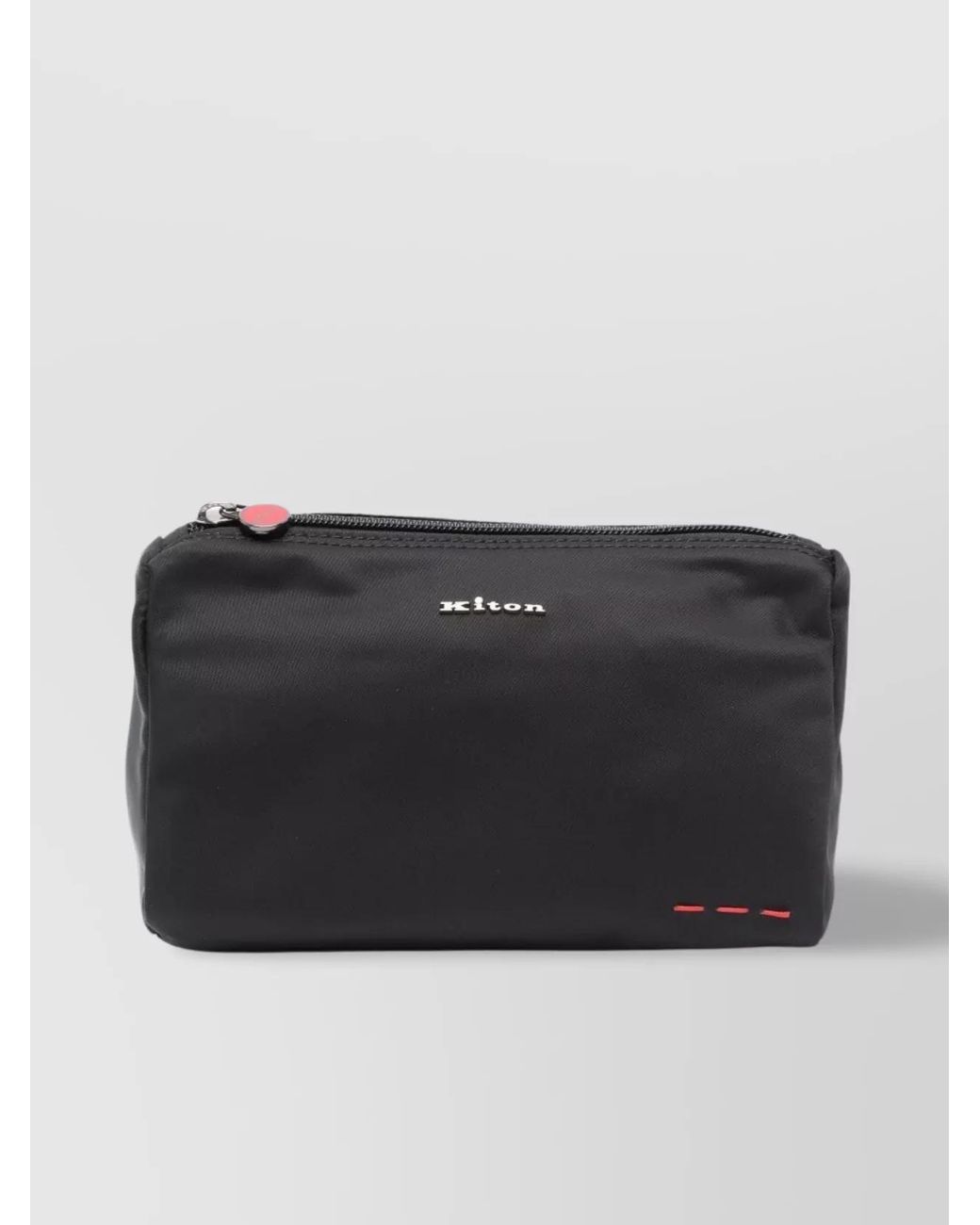 Kiton Small Rectangular Sachet Bag in Black for Men | Lyst