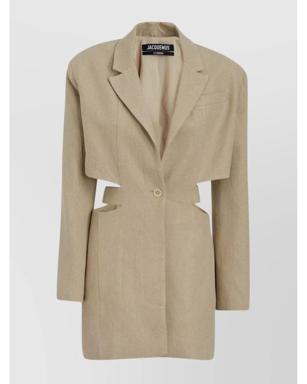 Jacquemus Vent Design Pockets Lapels in Natural | Lyst