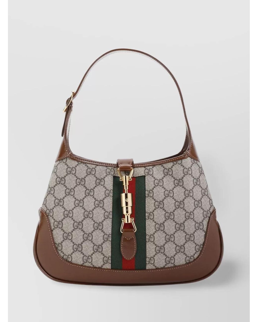 Gucci Shoulder Bag With Signature Pattern And-Tone Hardware | Lyst