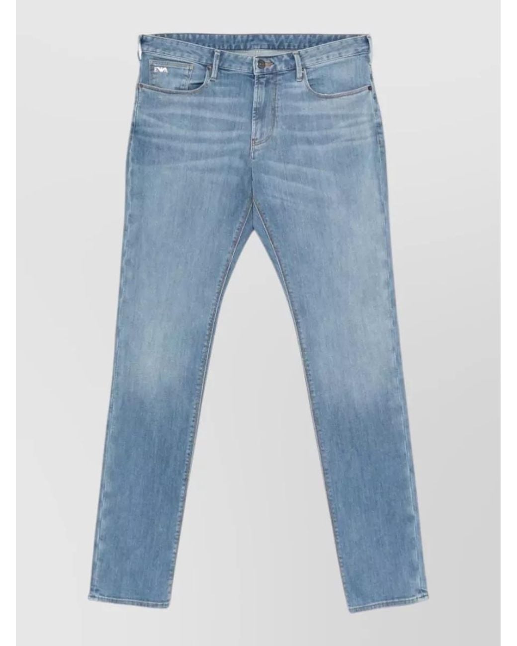 Emporio Armani Denim Cotton Jeans Faded Wash Design in Blue for Men ...