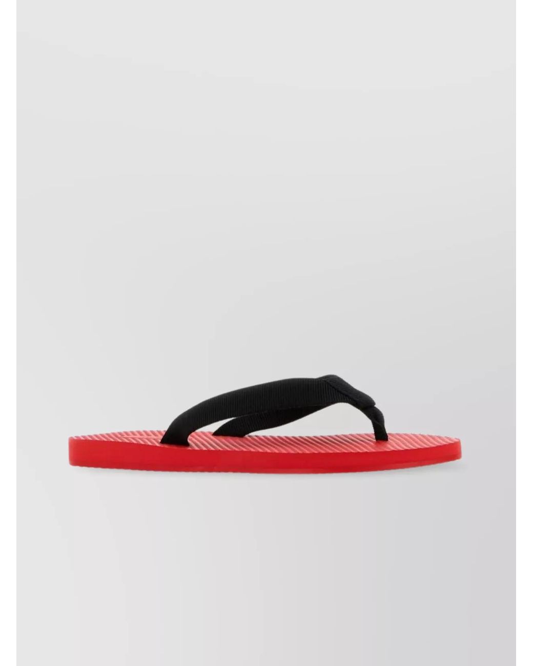 The Row Rubber Sole Slide Sandals in Red | Lyst