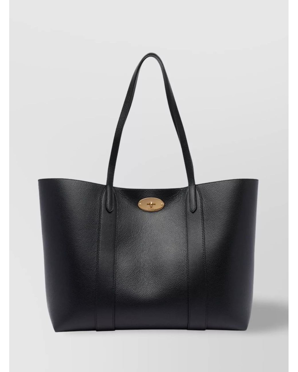 Mulberry Top Handle Shoulder Bag in Black | Lyst