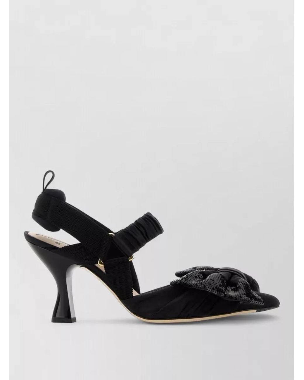 Fendi Mesh Pumps in Black | Lyst