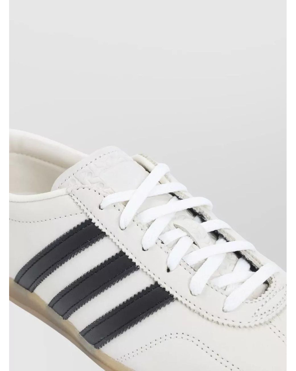 adidas Leather Low-Top Sneakers in White | Lyst UK