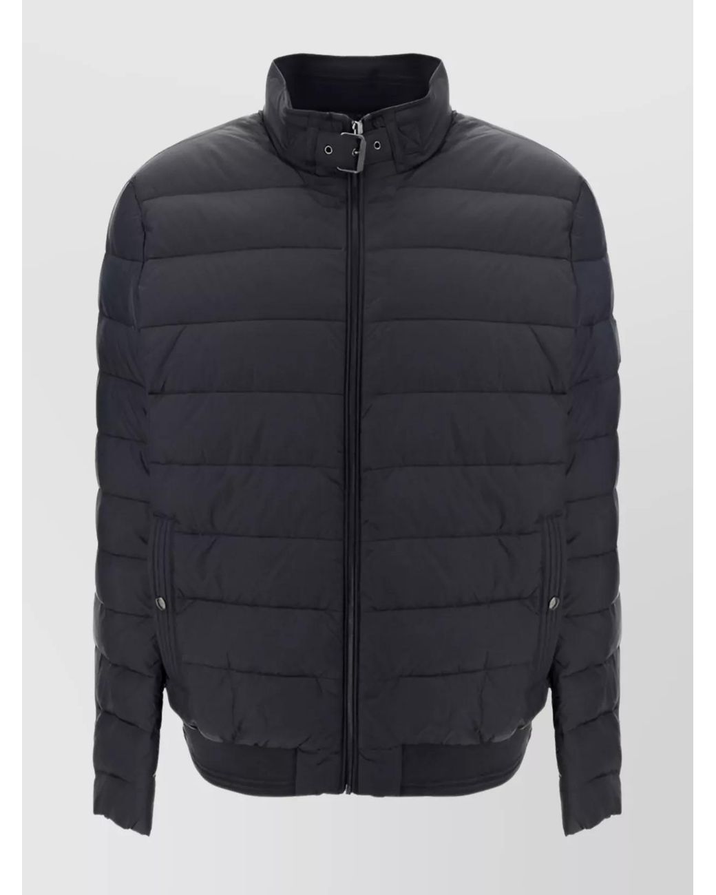 Belstaff Circuit High Collar Quilted Jacket in Blue for Men | Lyst