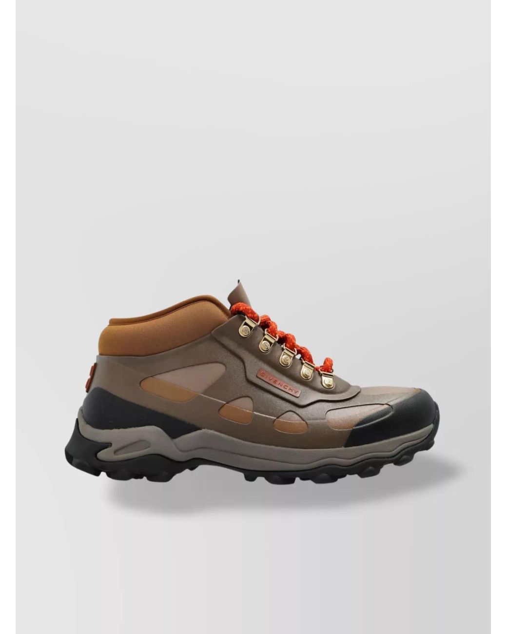 Givenchy Short Ankle Vulcanized Rubber Pull Tab in Brown for Men | Lyst