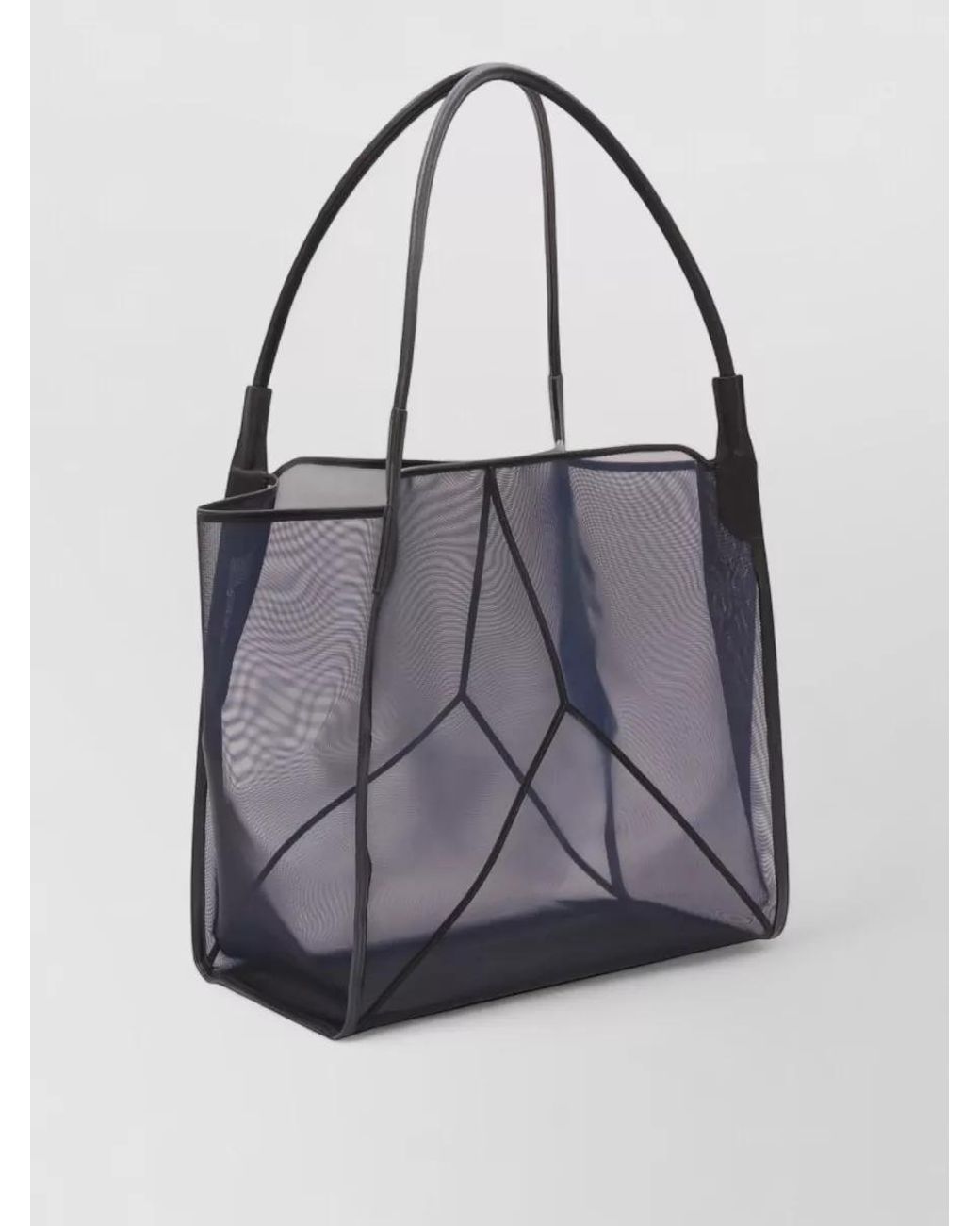 Victoria Beckham Signature Tote Bag Mesh Dual Handles in Black | Lyst UK