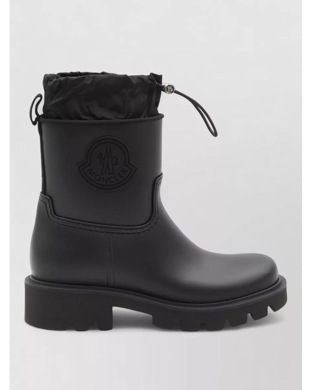 Moncler Pvc Rain Boots in Black | Lyst