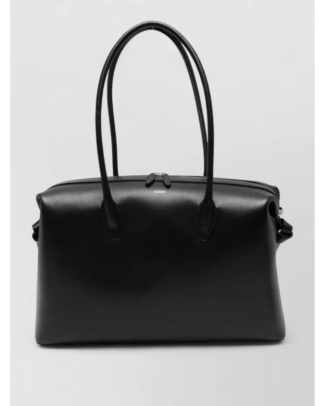 Yuzefi Brioche Tote Bag Rectangular Shape Knot in Black | Lyst UK