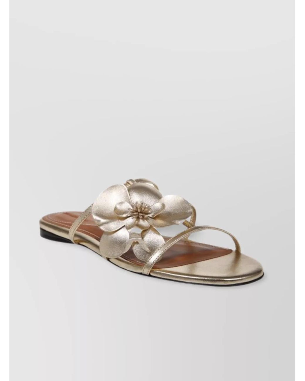 Zimmermann Orchid Embellished Slide Sandals | Lyst