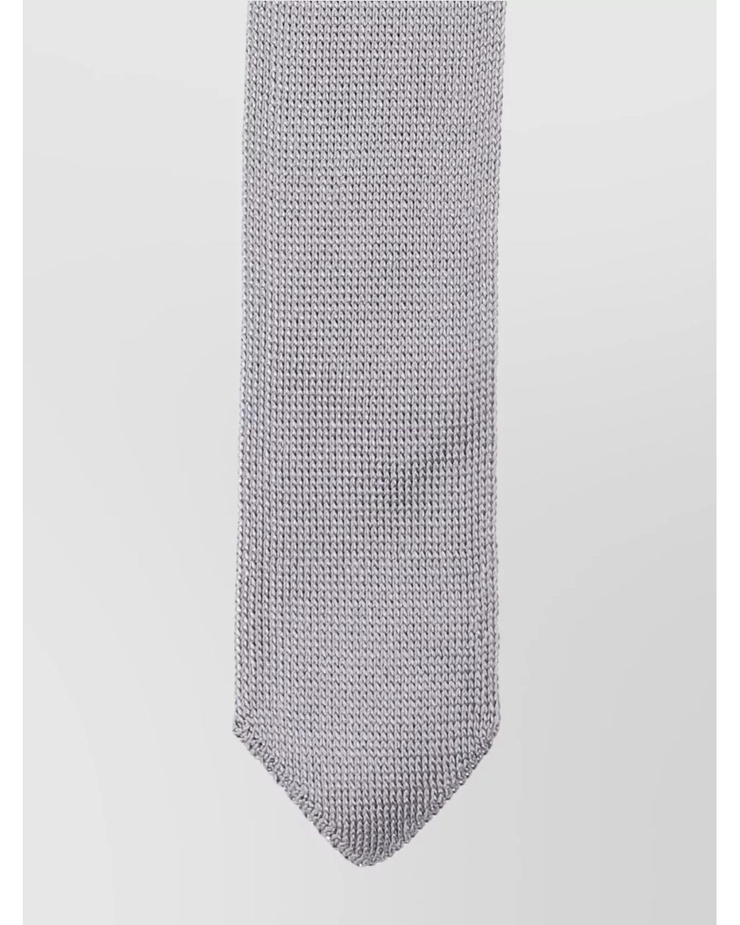 Thom Browne Slim Textured Tri-Color Stripe Ties in Gray for Men | Lyst