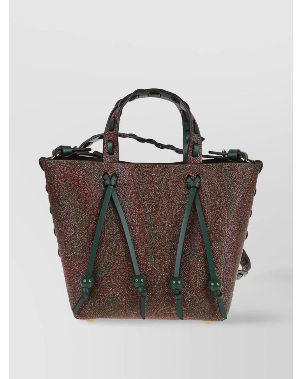Etro Shoulder Bag Featuring Decorative Knots And Paisley Pattern | Lyst