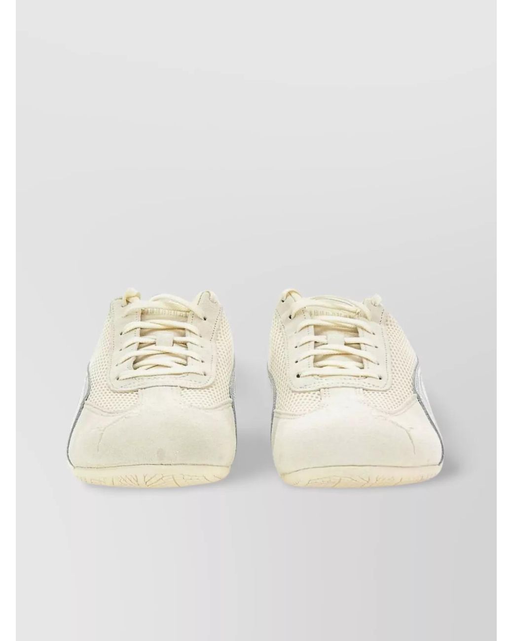 PUMA Premium Speedcat Cream Sneakers in Natural | Lyst