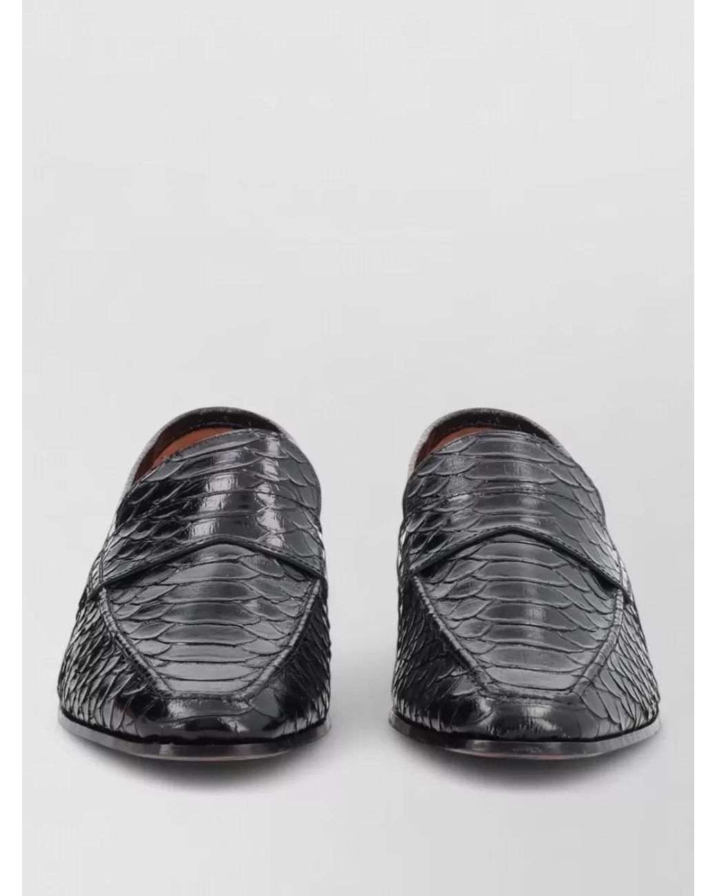 Paris Texas Leather Loafers in Black | Lyst