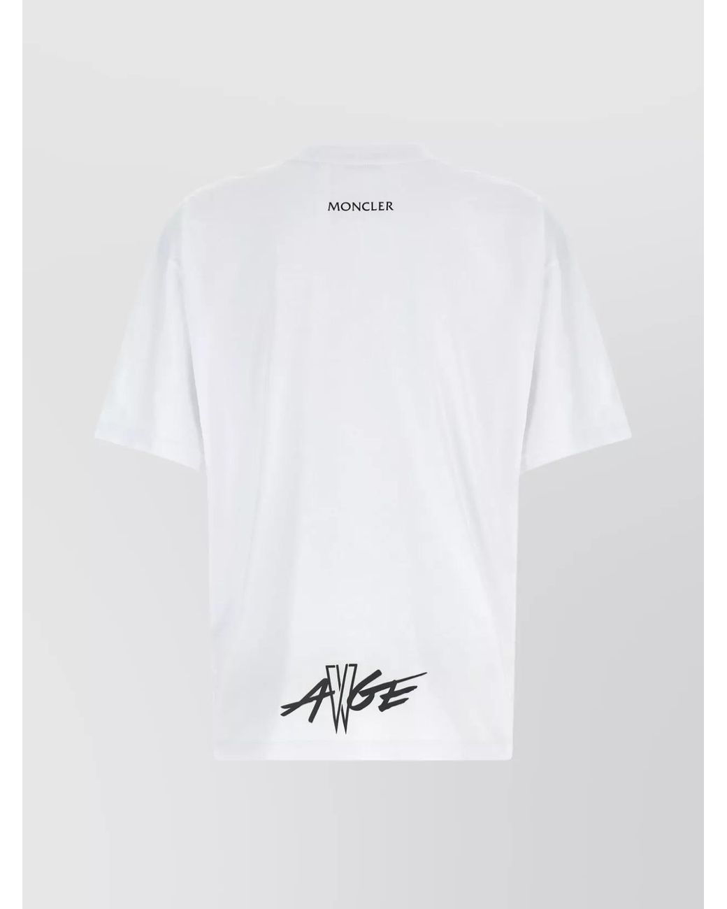 Moncler Genius Cotton Crew-Neck Short-Sleeve T-Shirt in White for Men ...