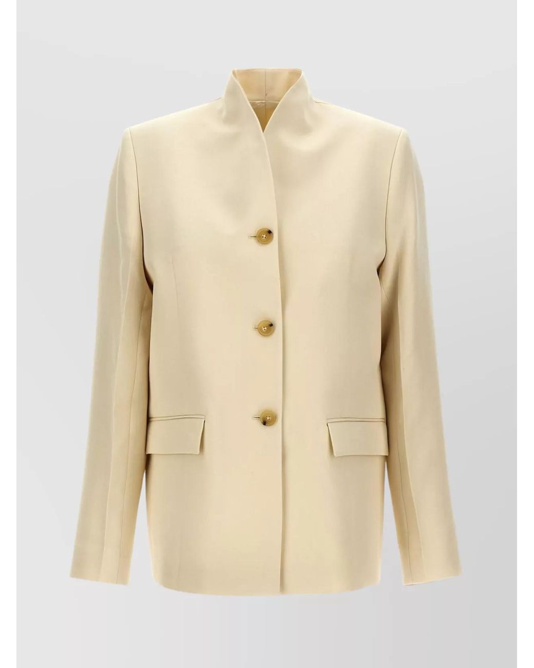 TOTEME Tailored Jacket With Structured Shoulders And Button Detailing ...