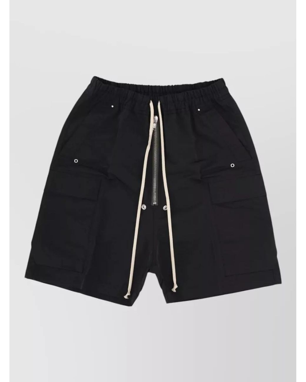 Rick Owens Polyester Cargo Shorts in Black for Men | Lyst UK