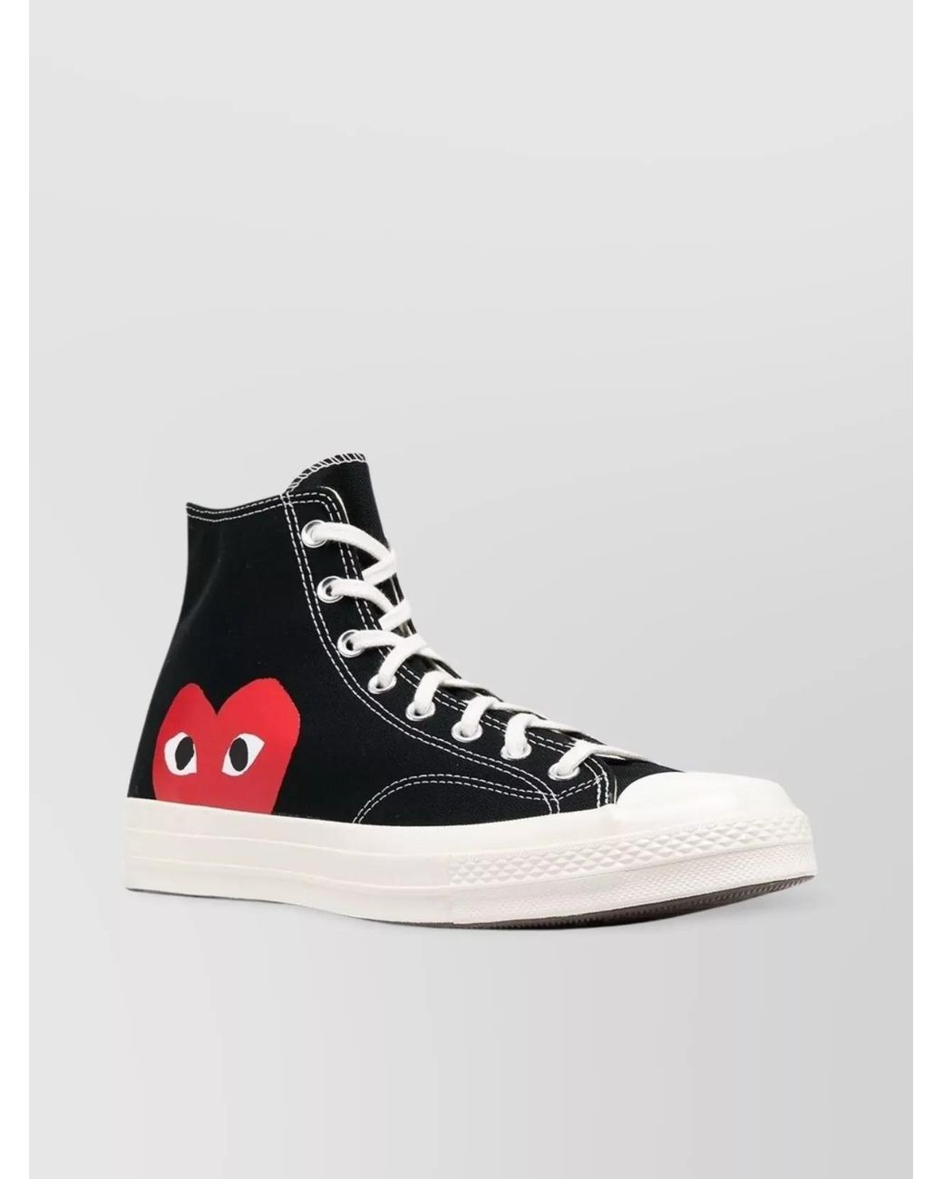 Comme des Garçons Canvas High-Top Sneakers in White for Men | Lyst