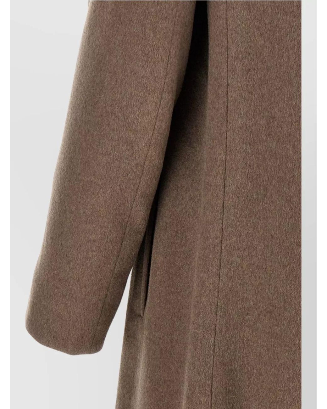 The Row 'Harisi' Double-Breasted Coat Back Vent in Brown | Lyst