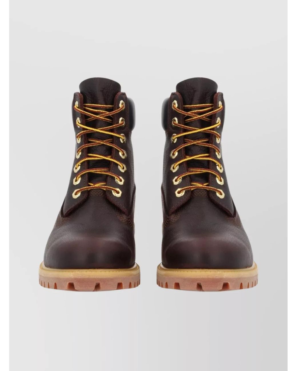 Timberland Rugged Round Toe Boots With Lug Sole in Brown for Men | Lyst
