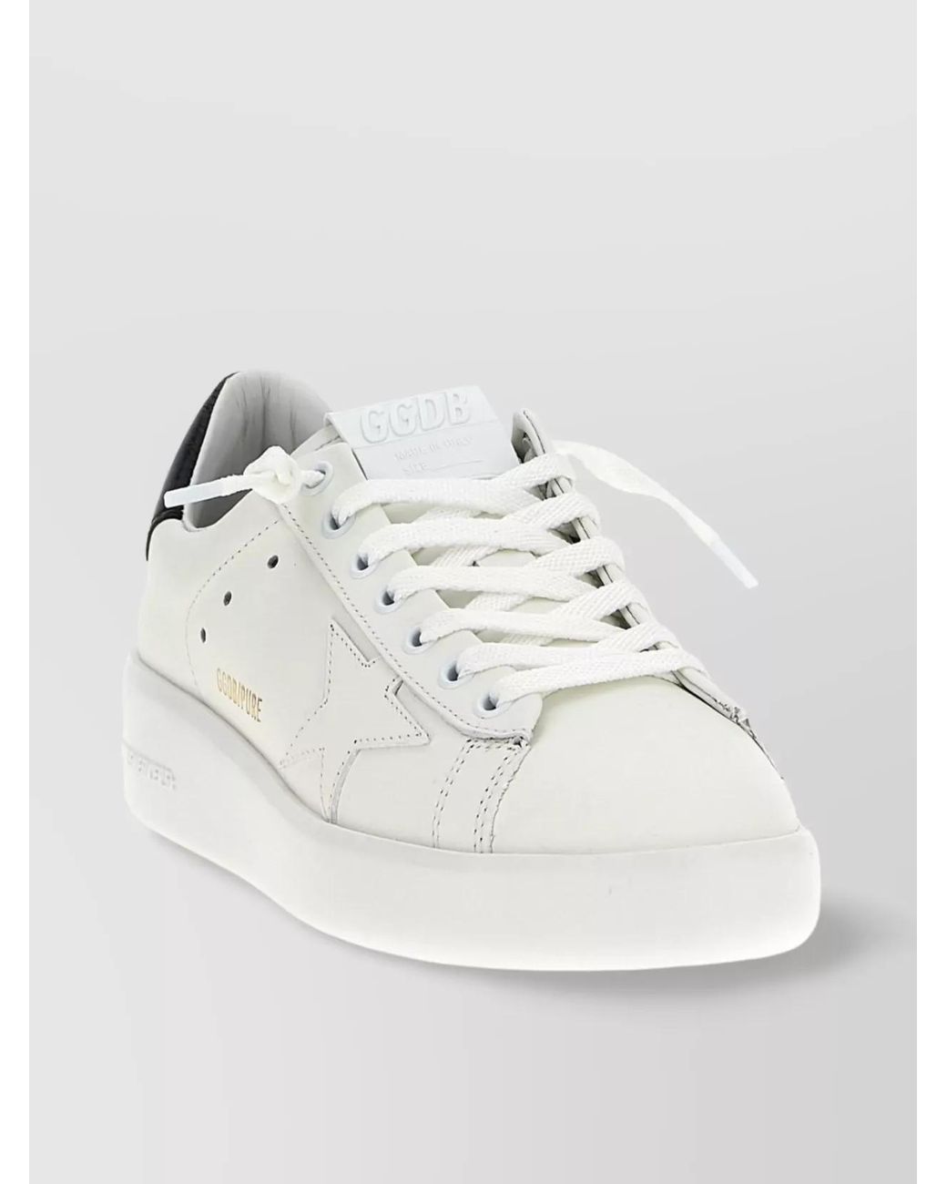Golden Goose Leather Low-Top Sneakers in White | Lyst UK