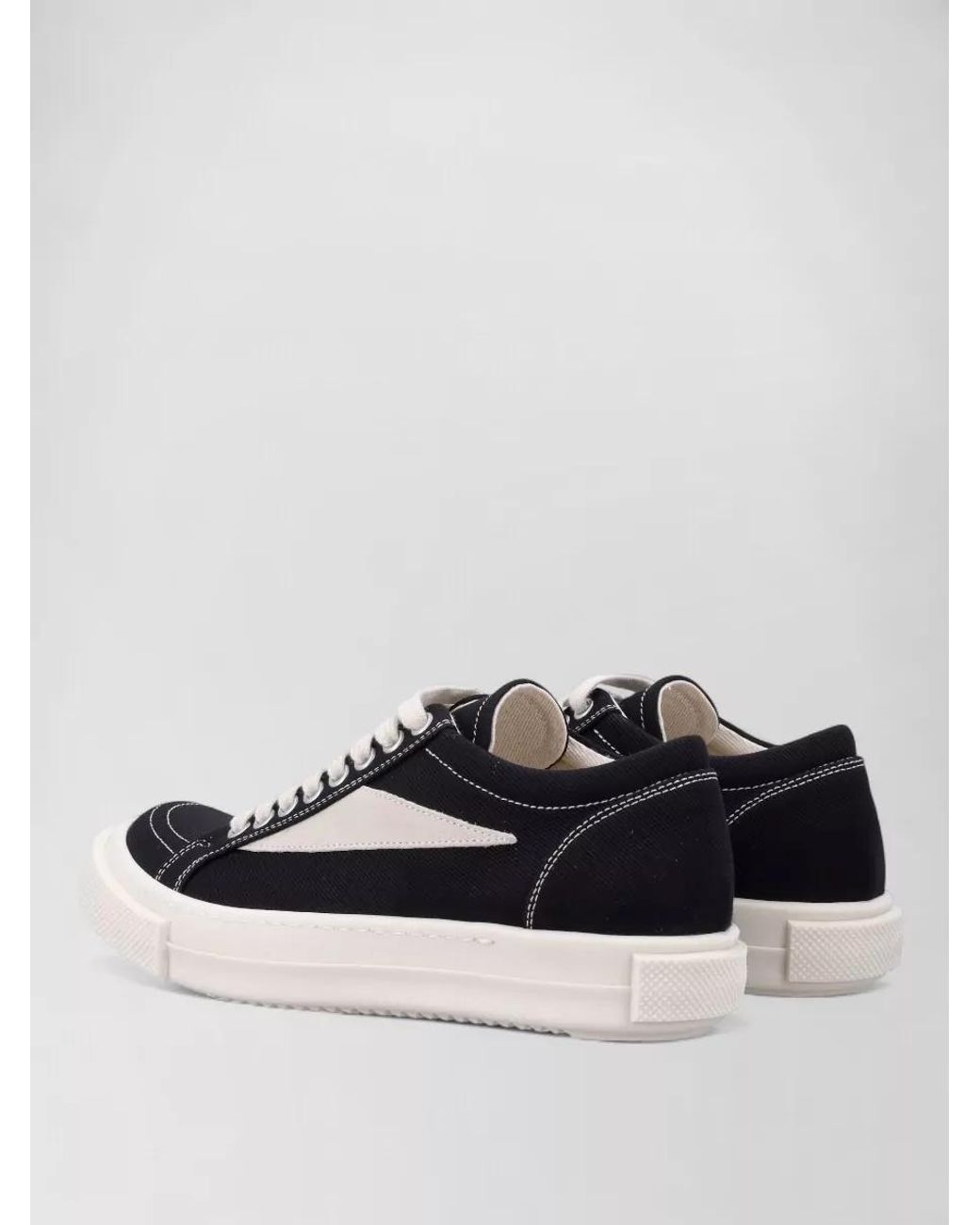 Rick Owens Archive Low Top Sneakers Round Toe Rubber in White | Lyst UK