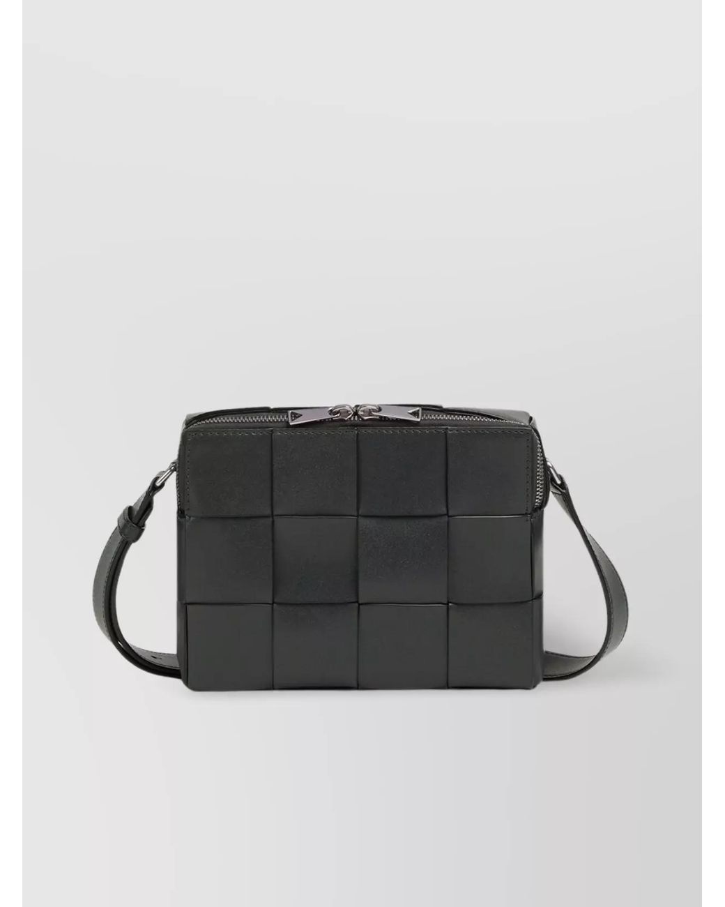 Bottega Veneta Compact Rectangular Camera Bag in Black for Men | Lyst