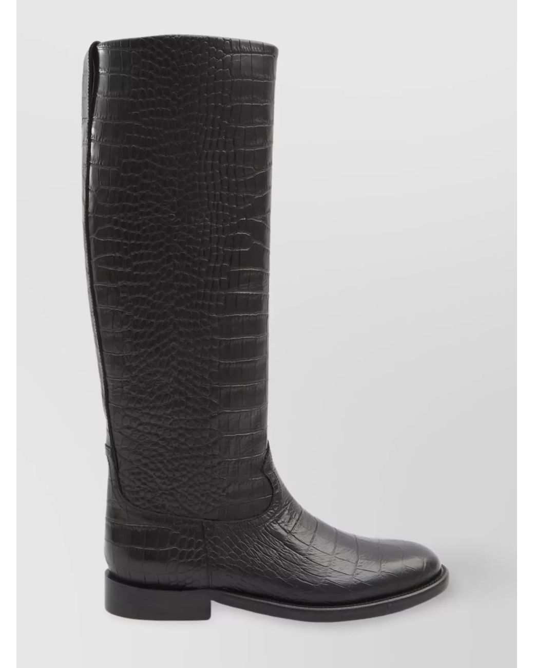 Paris Texas Leather Knee-High Boots in Black | Lyst
