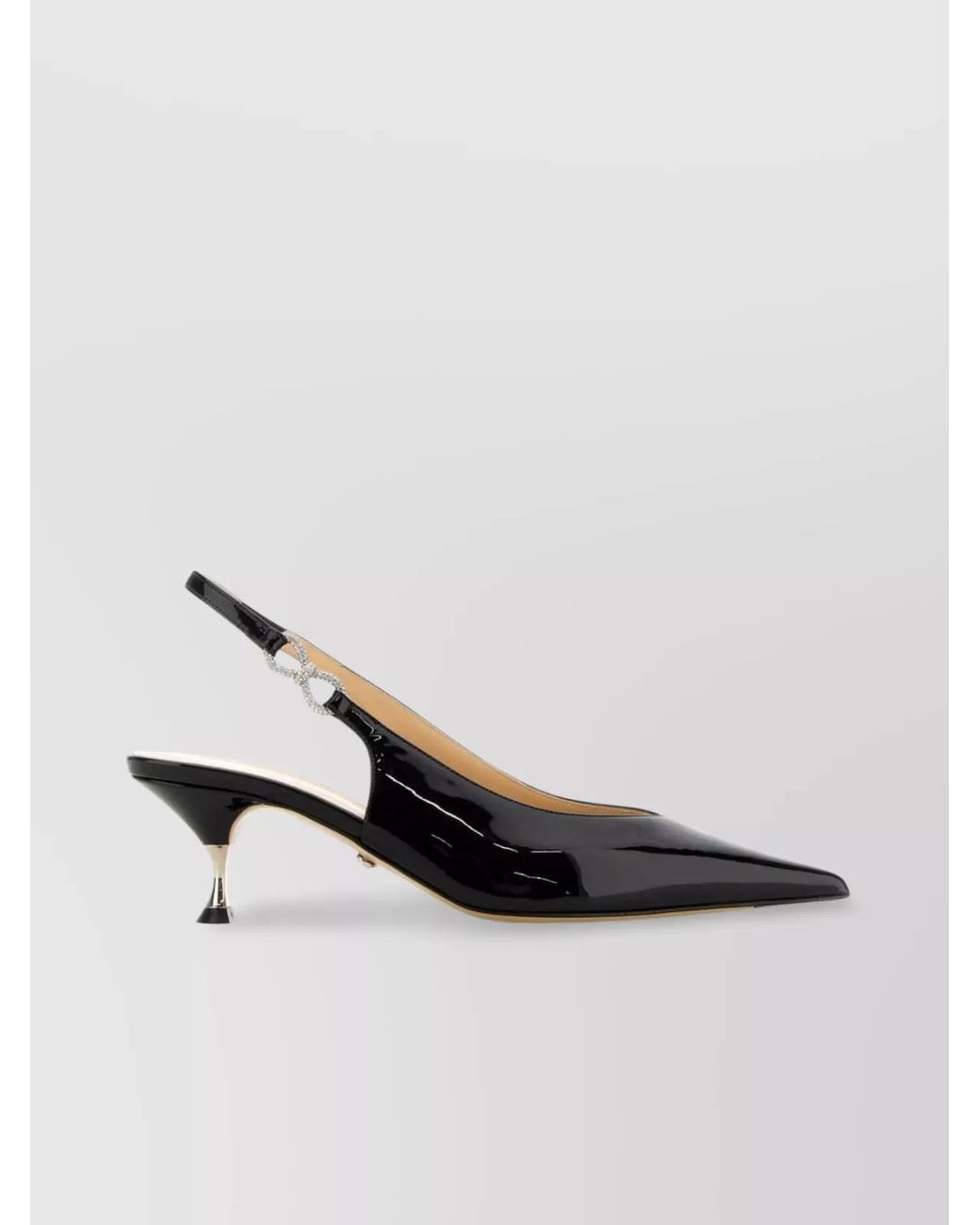 Mach & Mach Leather Crystal-Embellished Pumps | Lyst