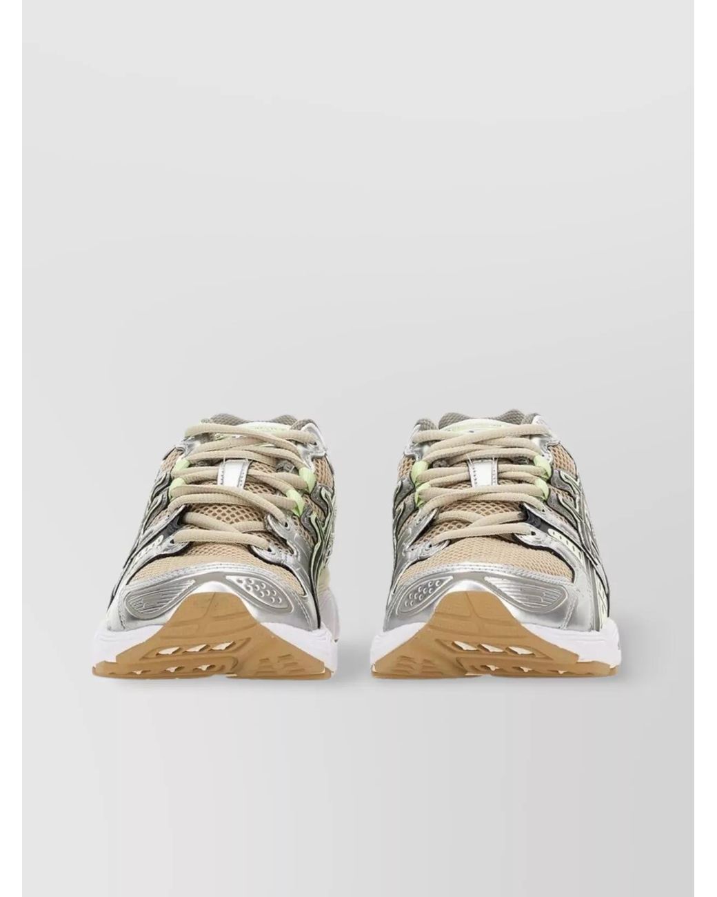 Asics Mesh Reflective Rubber Sole Sneaker in Metallic | Lyst