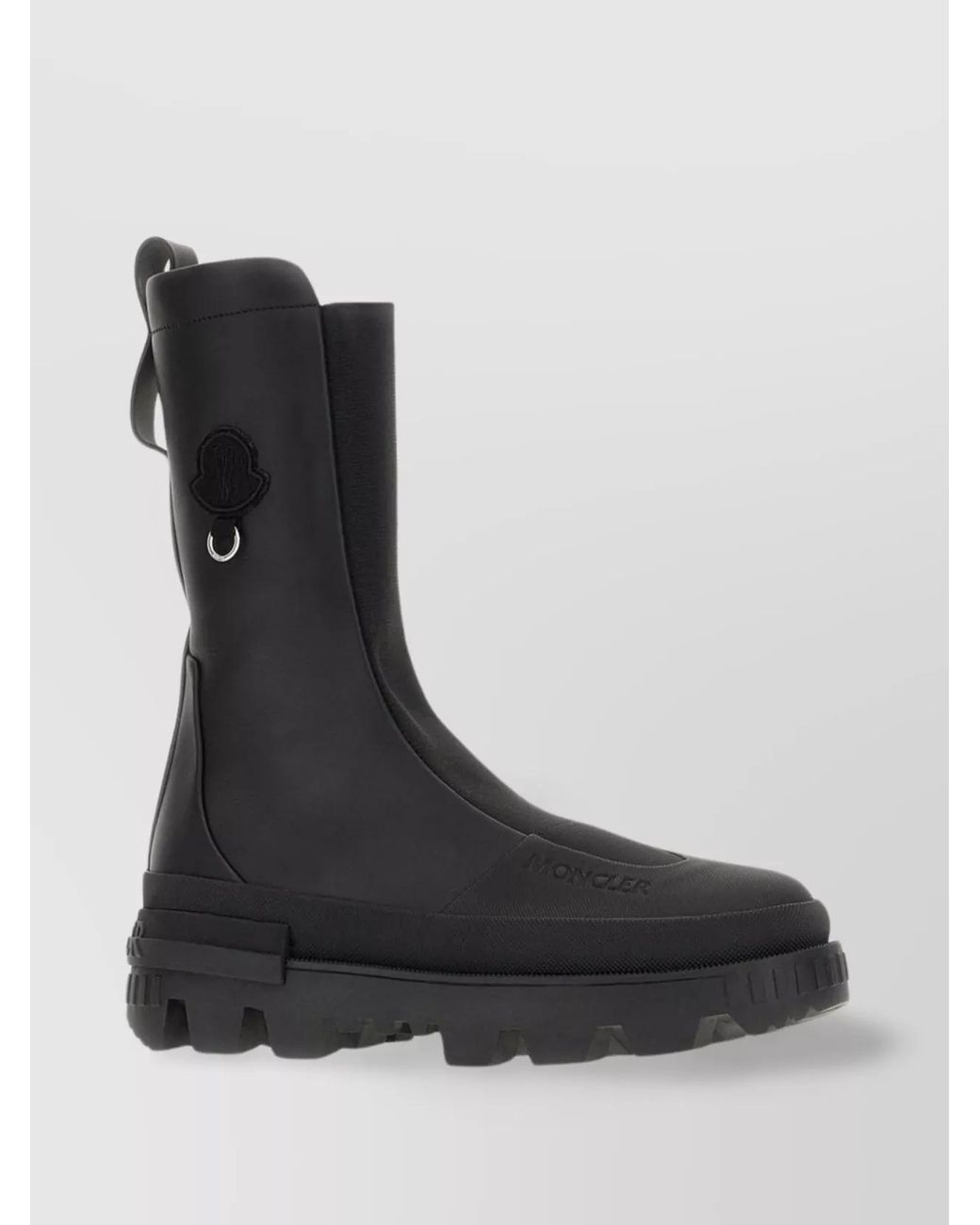 Moncler Genius Leather Chelsea Boots in Black | Lyst UK