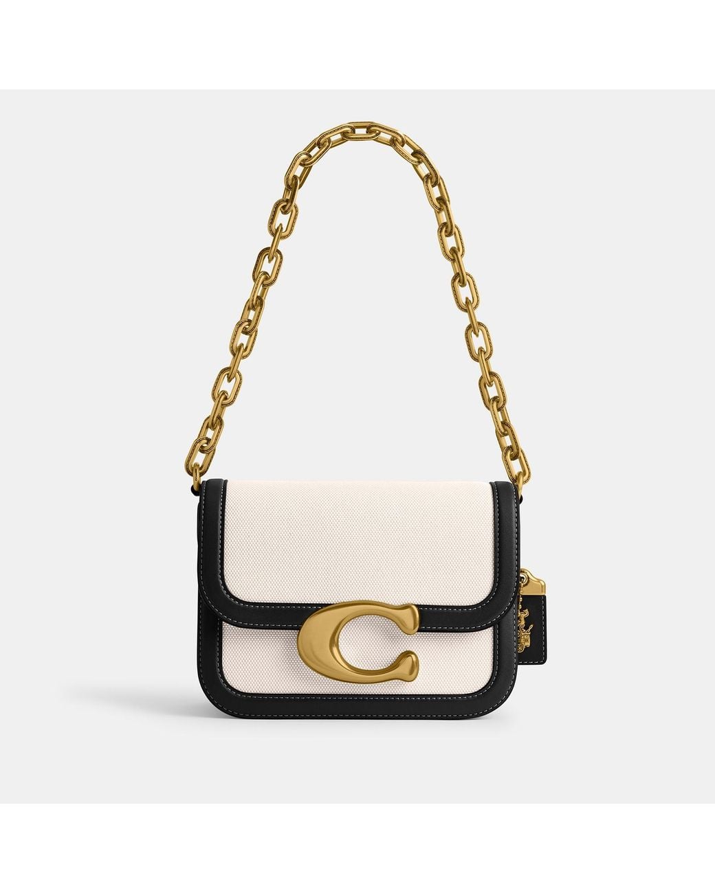 COACH Idol Bag in White | Lyst