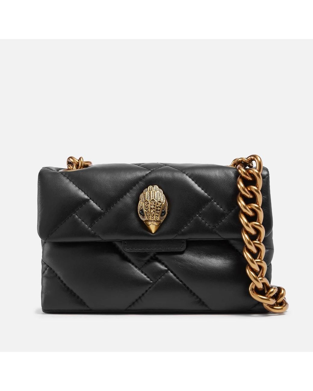 Kurt Geiger Mini Kensington Leather Bag in Black | Lyst