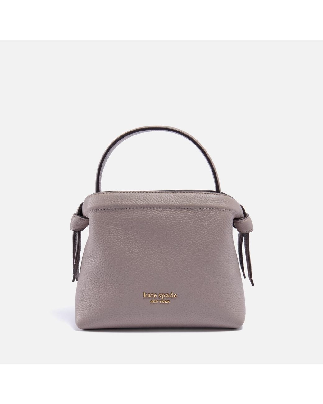 Kate Spade Knott Mini Leather Tote Bag in Purple | Lyst UK