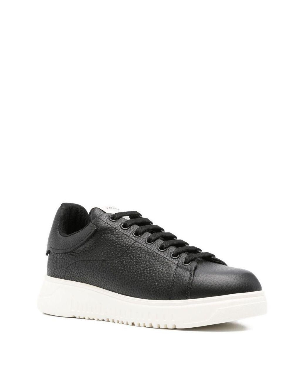 Emporio Armani Sneakers in Black | Lyst