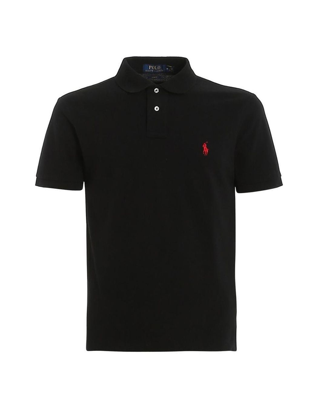 Polo Ralph Lauren Polos in Black for Men | Lyst