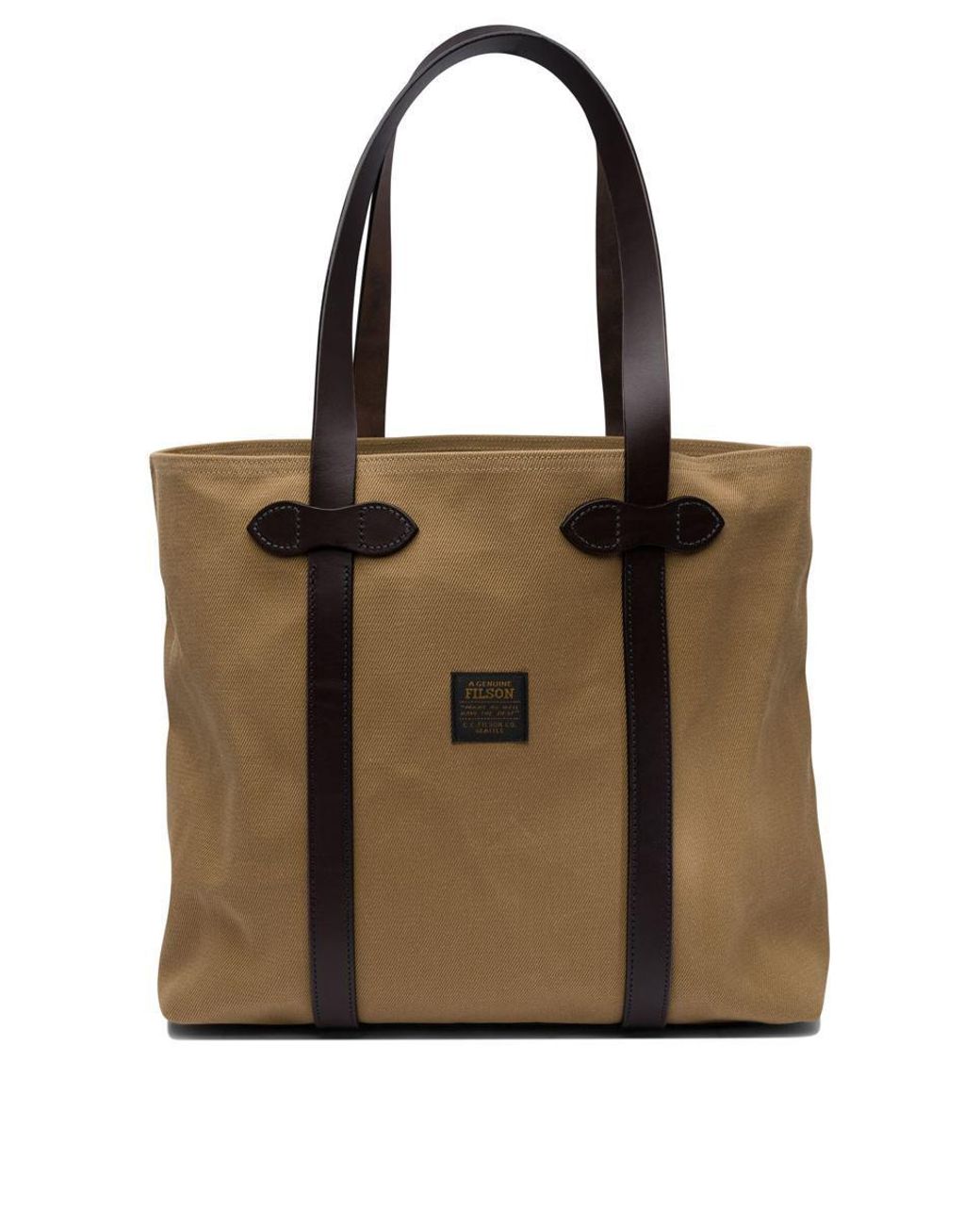 Filson Large Open Tote Bag in Brown | Lyst