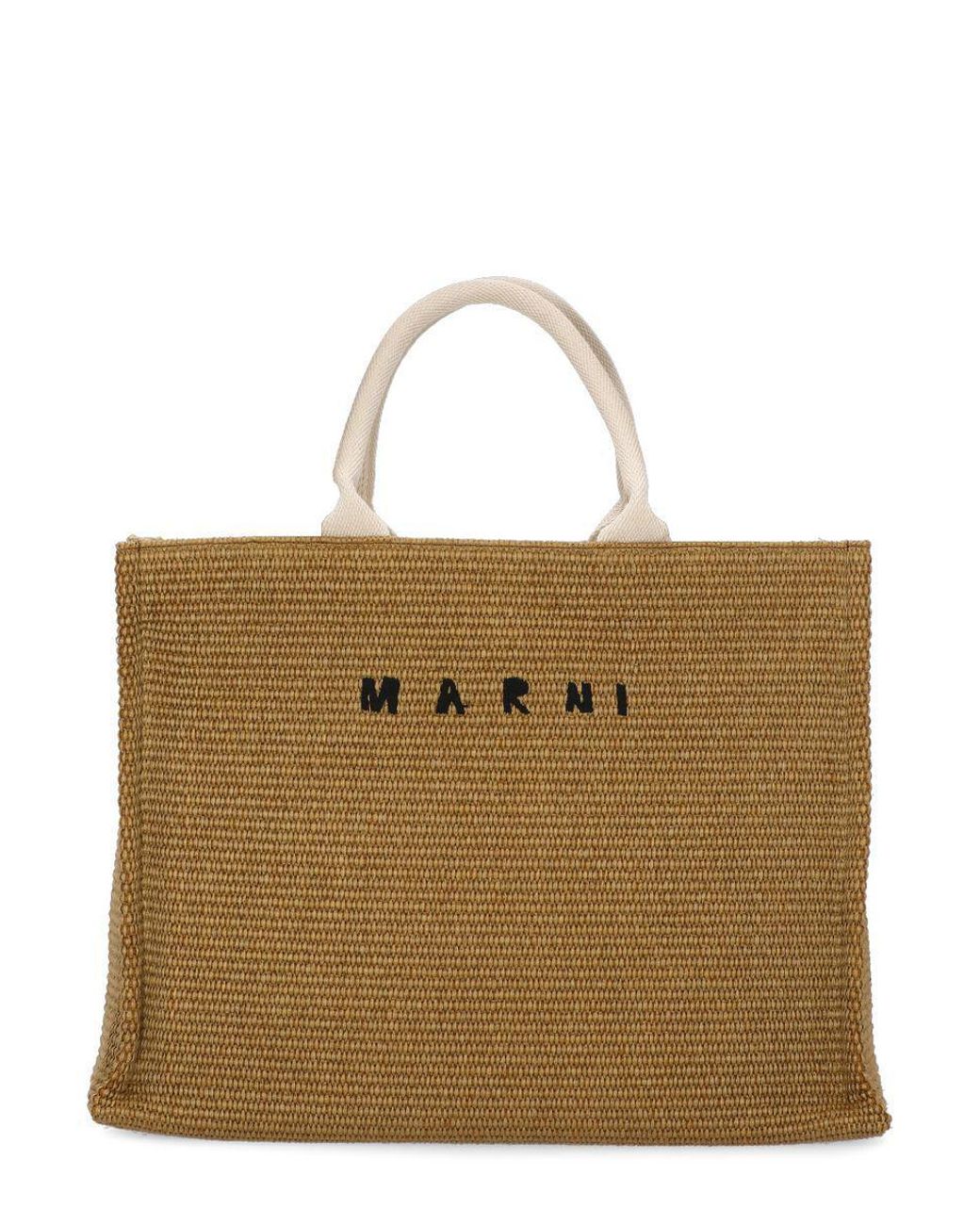 Marni Handbags in Natural | Lyst