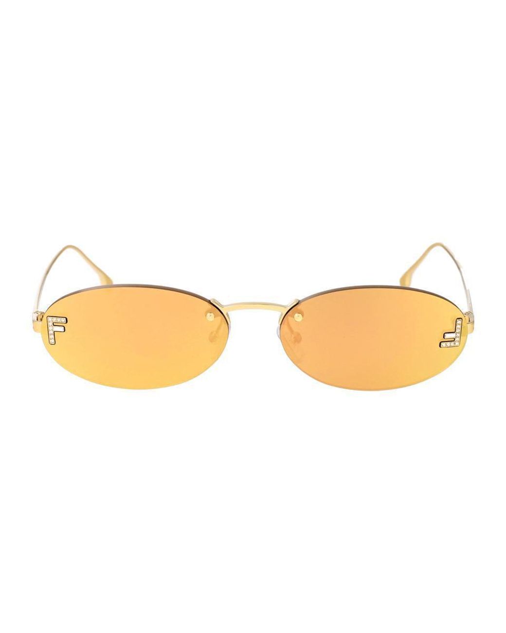 Fendi Sunglasses in Natural | Lyst