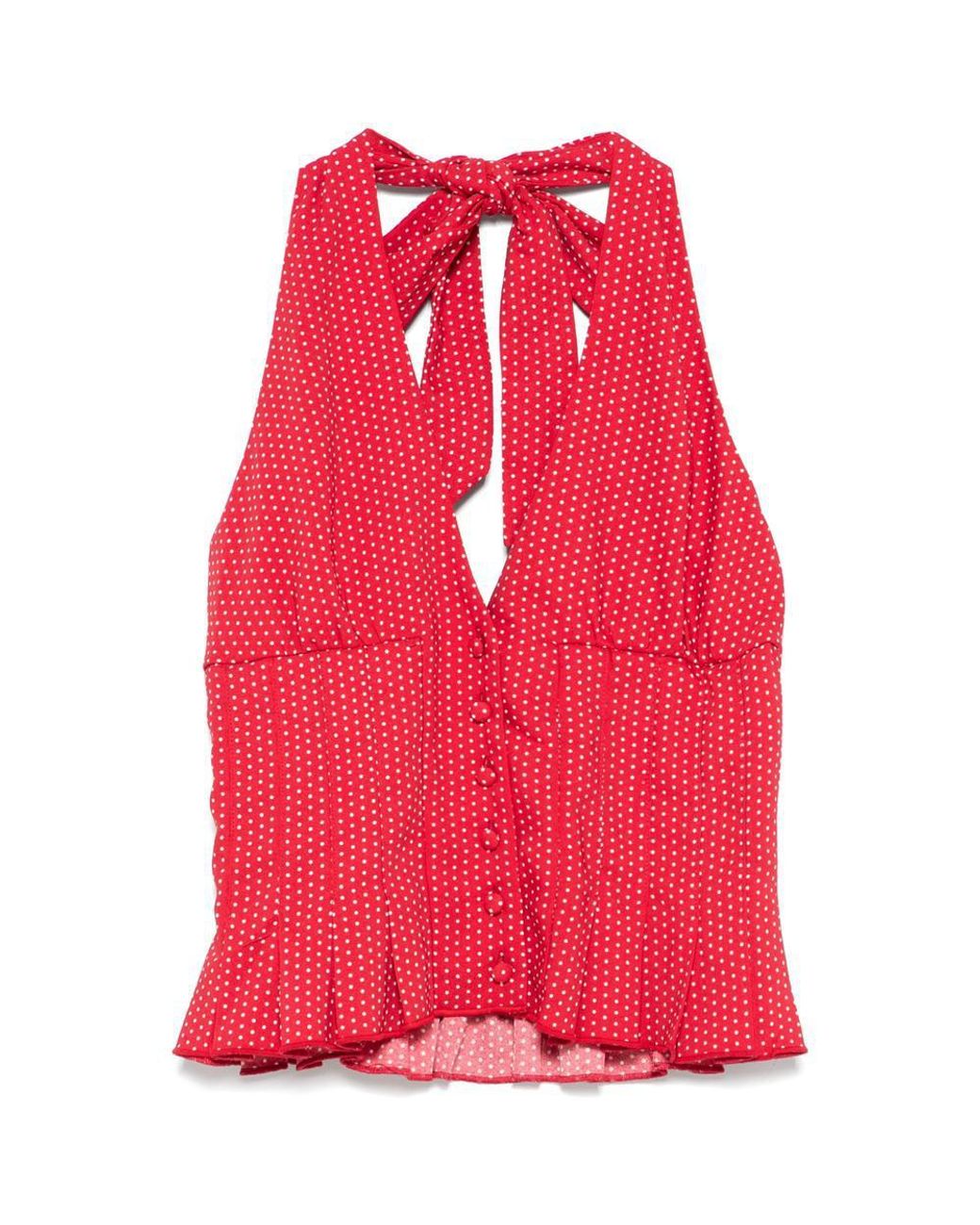 Frankie's Bikinis Tops in Red | Lyst