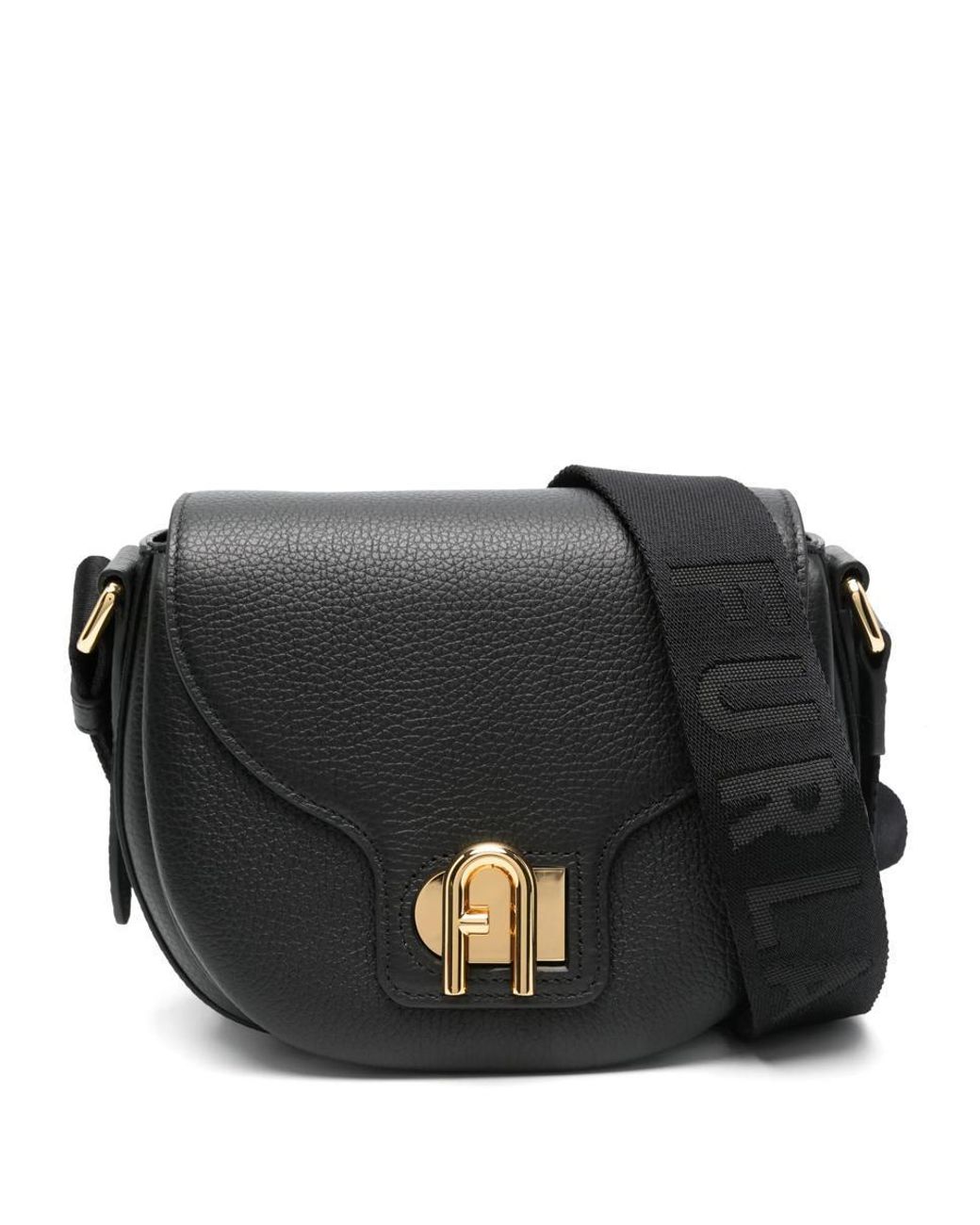 Furla Lotus Mini Crossbody Bags in Black | Lyst