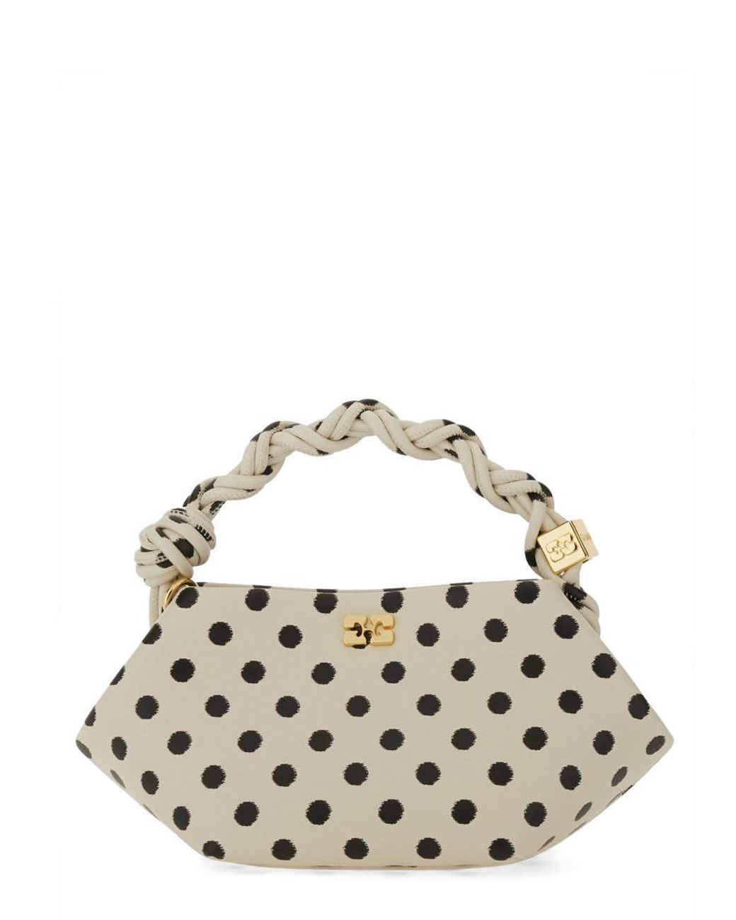 Ganni Mini "Polka-Dot" Bag in Metallic | Lyst