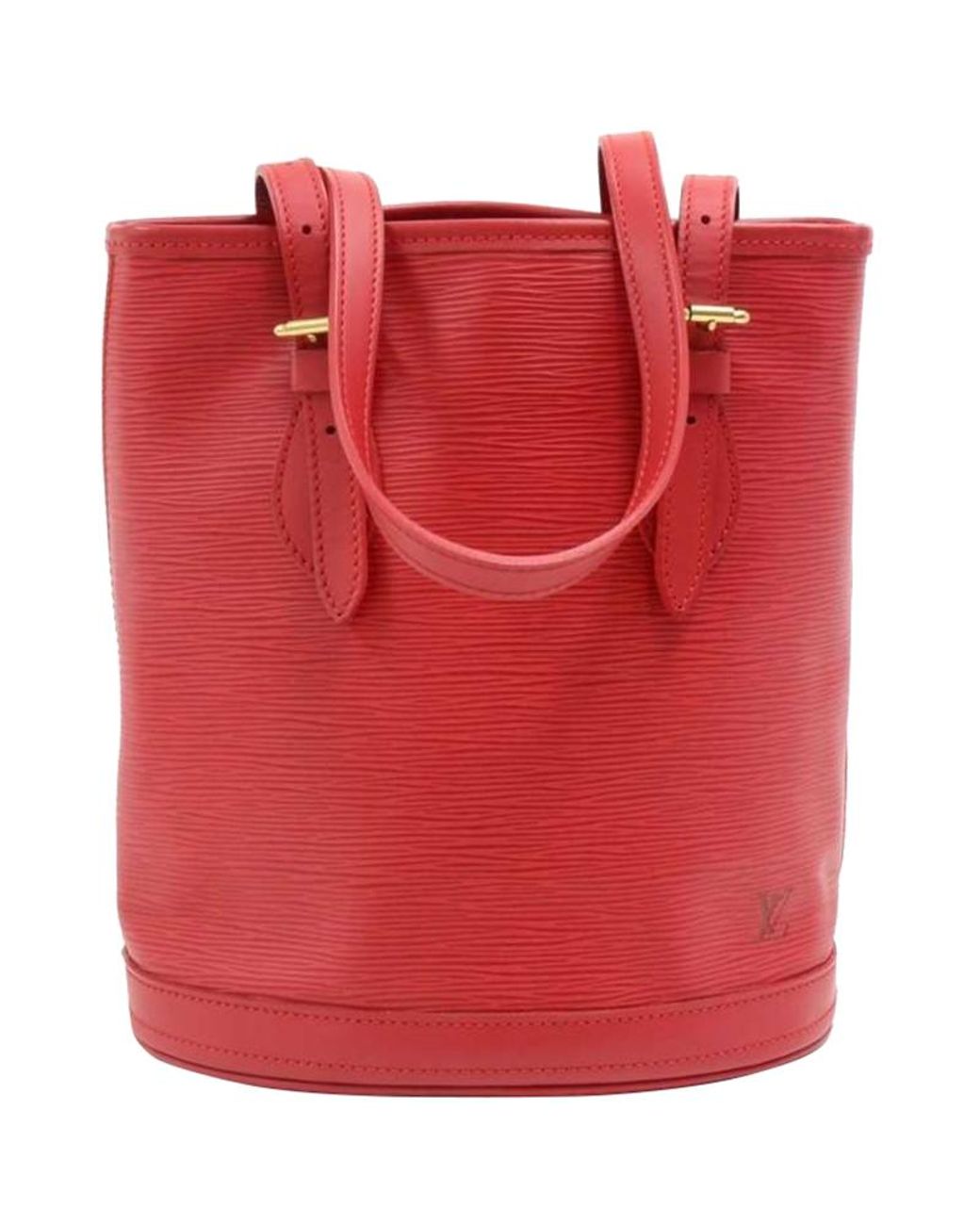 Lv Epi Red Bucket Bag | semashow.com